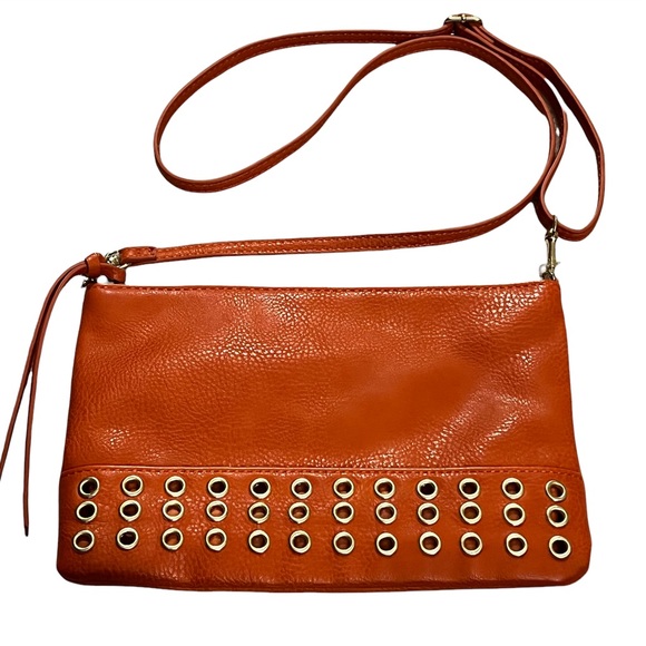 Linea Pelle | Bags | Linea Pelle Pebbled Vegan Leather Polka Dot Lining ...